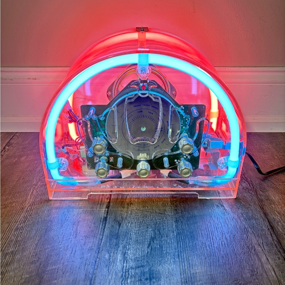 Hydrosonic | Portable Audio & Video | 98s Vintage Hypersonic Neon ...